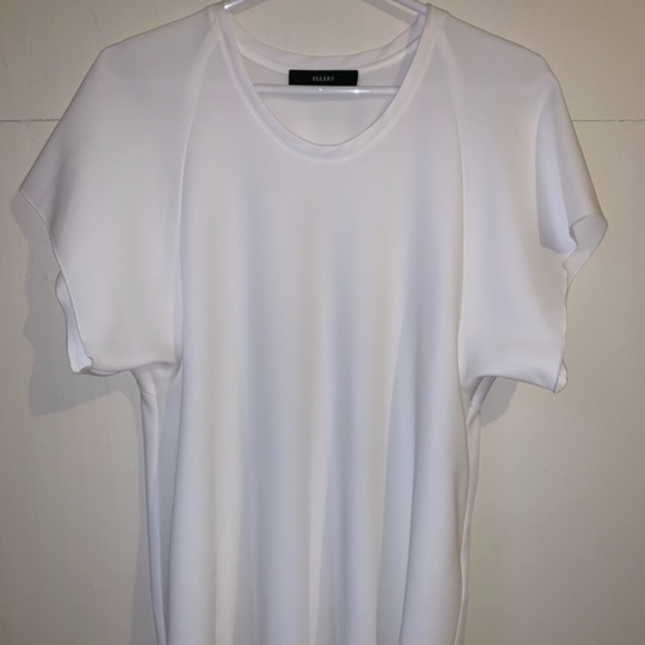 Ellery | Tops | New Ellery Ivory Escapade Classic Ragan Tunic Tee ...